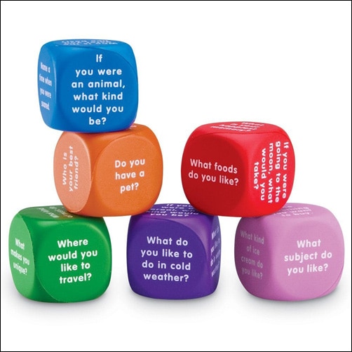 Getting To Know You Counseling Conversation Cube